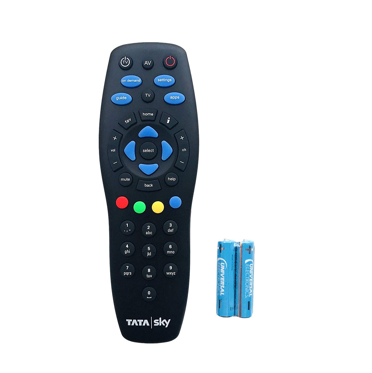 Tata Play Remote Original - With Battery Tata Play Universal Remote for ...